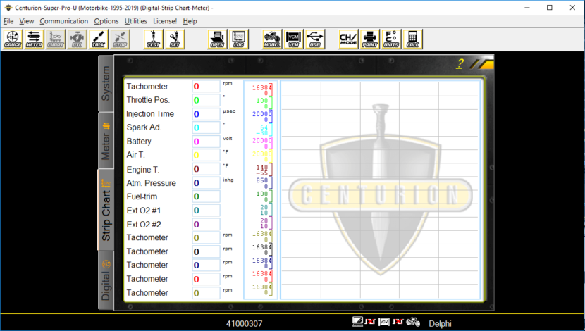3.3 Strip Chart Data View - TechnoResearch Manuals